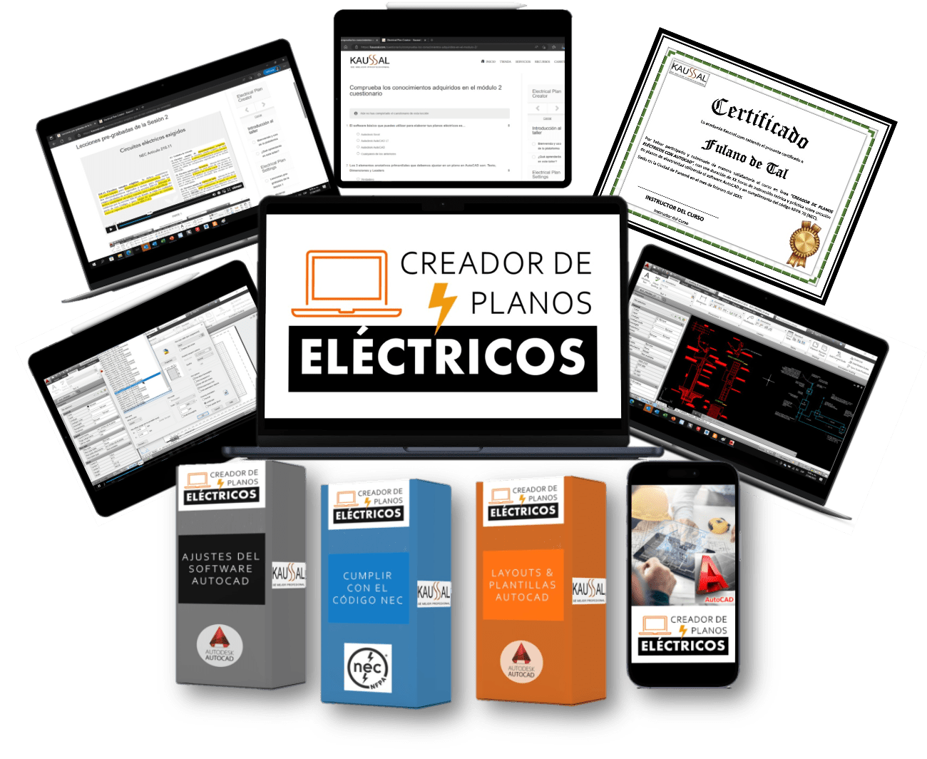 Creador de Planos Eléctricos con AutoCAD – Cursos Academia Kaussal